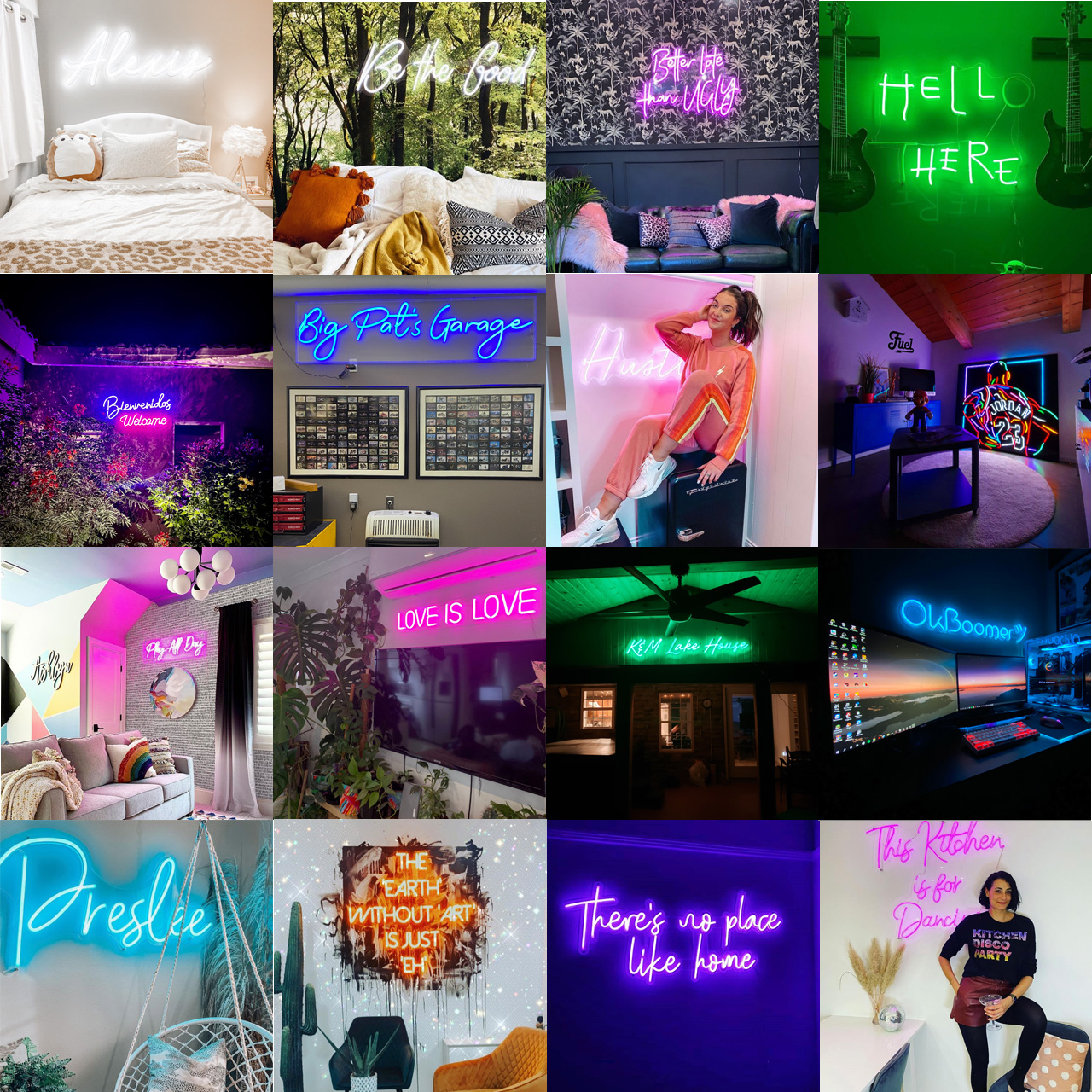 Custom Neon® Signs for Home | Make Your Own LED Neon Room Decor