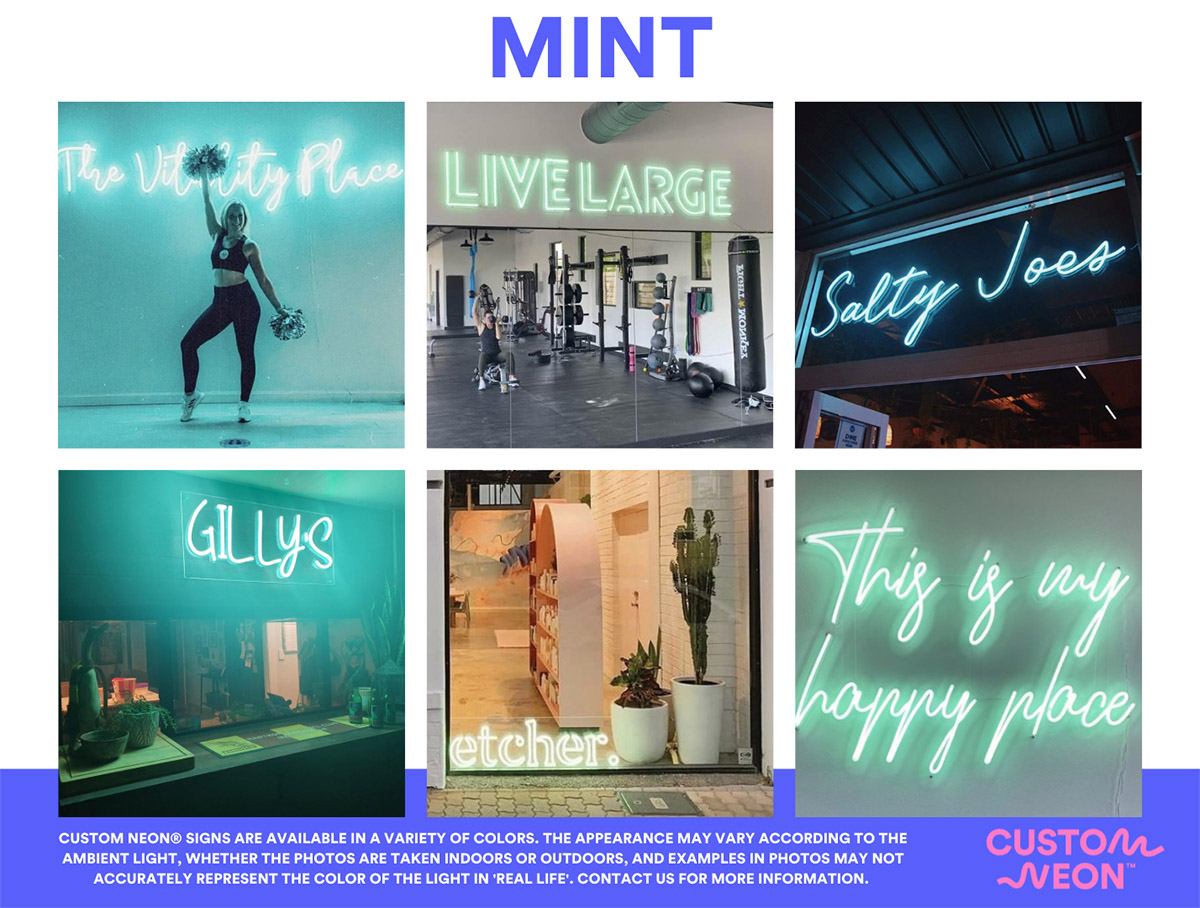 Custom Neon® Colours: 18 Fluorescent Colours for Indoor & Outdoor Signs