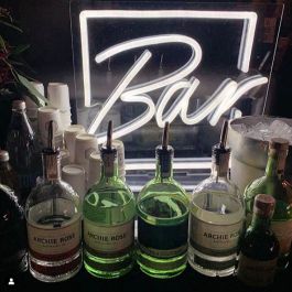 Freestanding Neon Bar Lights | Bar Table Lamps from Custom Neon