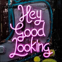 Hey Good Looking Neon Wall Art | LED Neon Sign for Sale