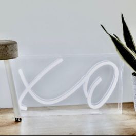 XO Light Up Sign in Acrylic Box | LED Neon Table Lamp