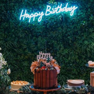 Custom Neon® Waterproof Birthday Yard Signs & Outdoor Party Light Signs