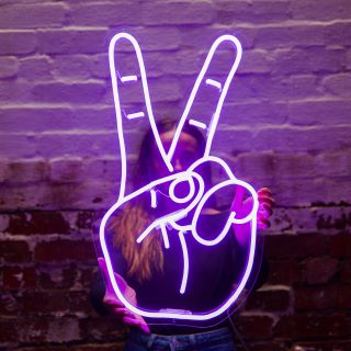 Purple Neon Signs | Aesthetic Purple LED Lights | Custom Neon®
